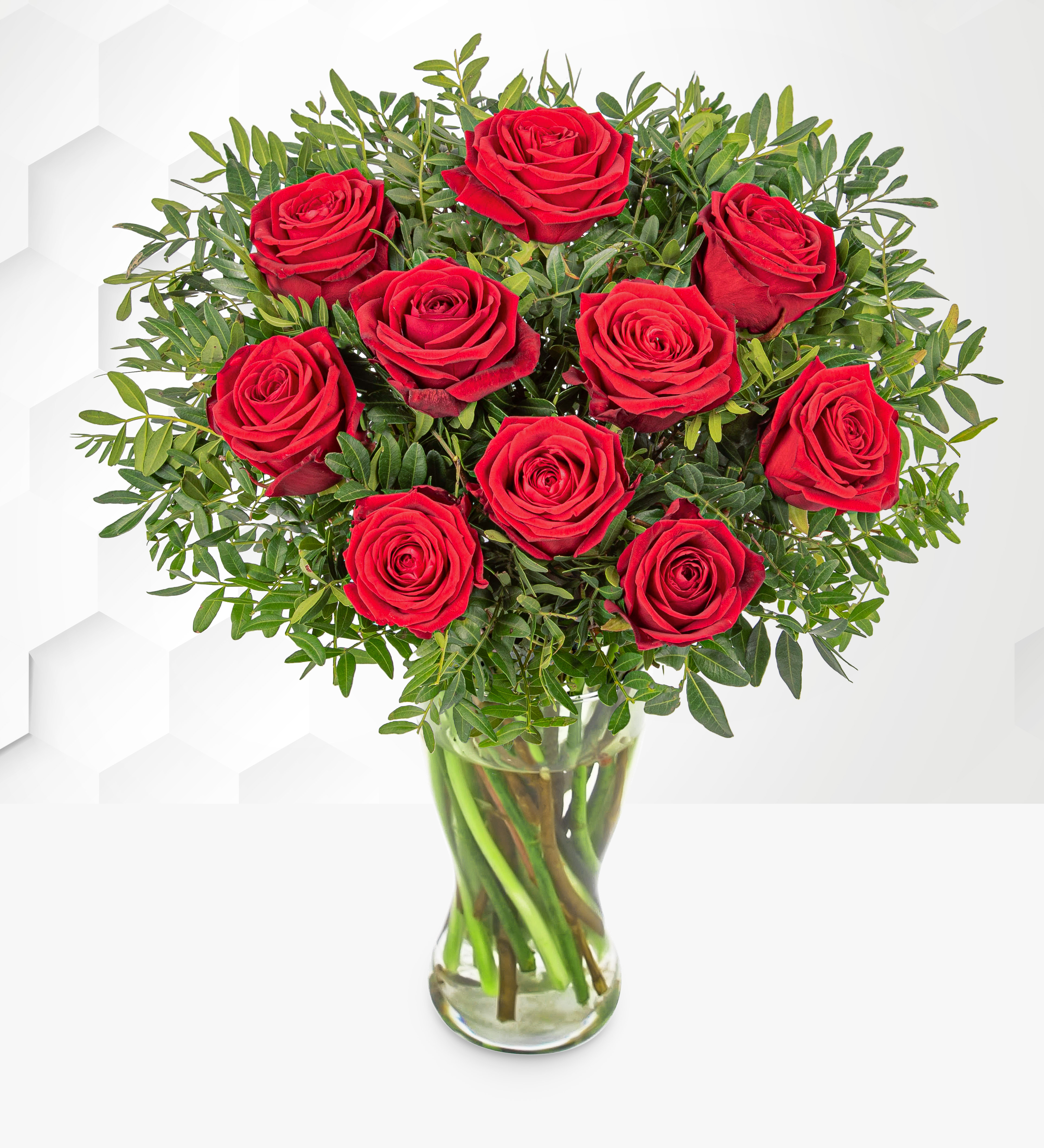 Luxury 10 Naomi Roses | Flowers To Italy | Prestige Flowers