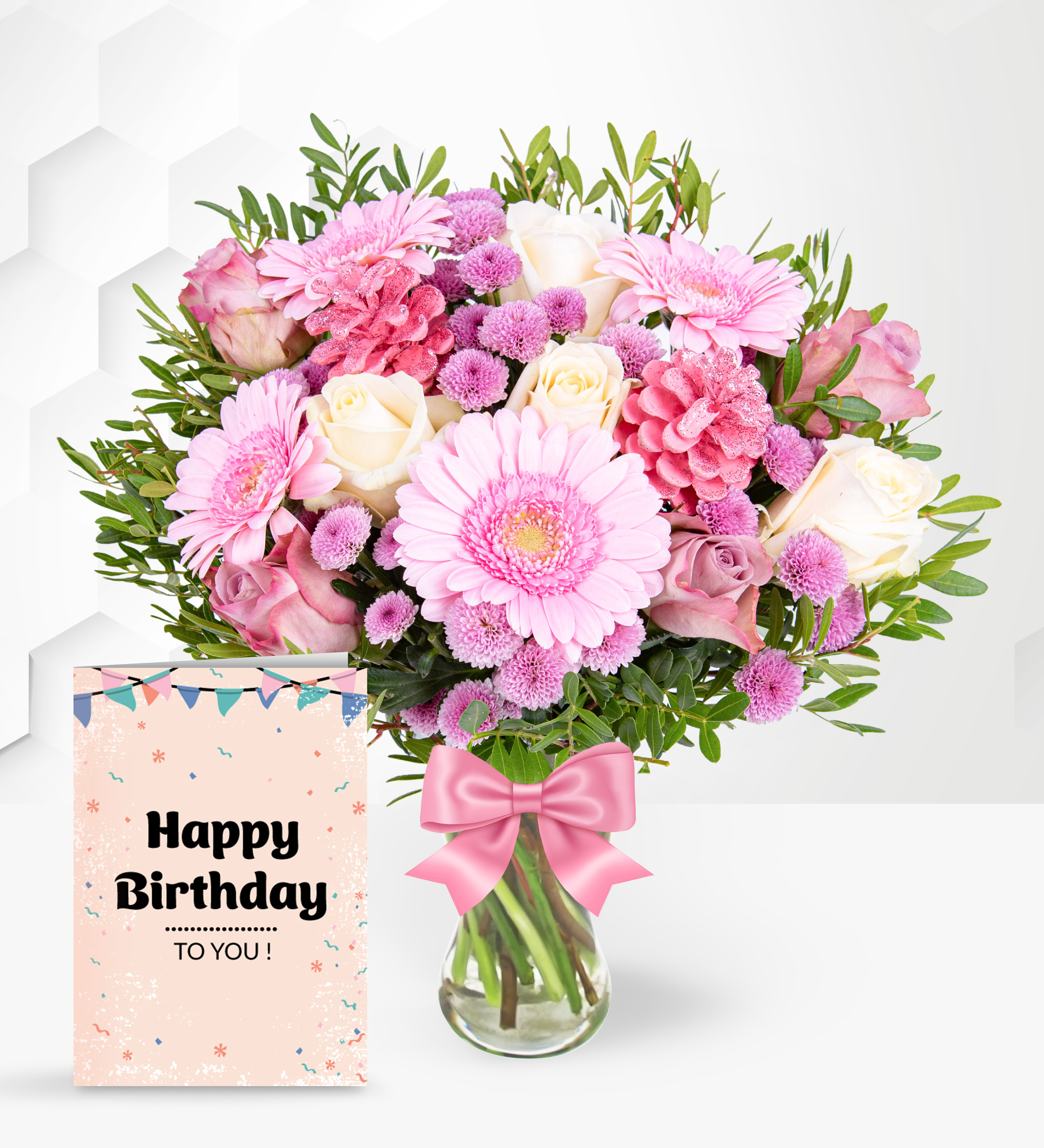 Birthday Flowers With Card | Prestige Flowers