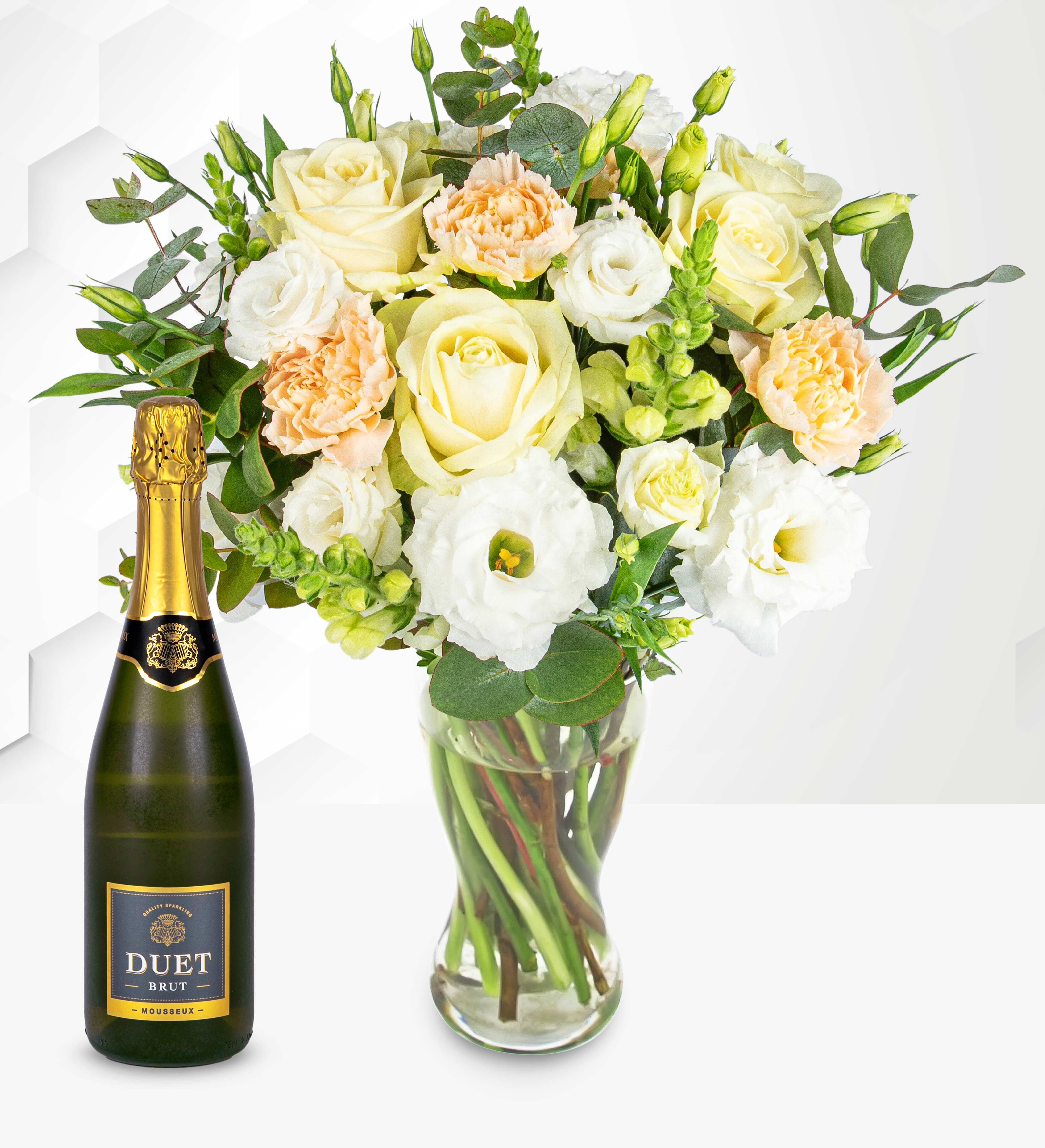 Flowers with Fizz | Prestige Flowers