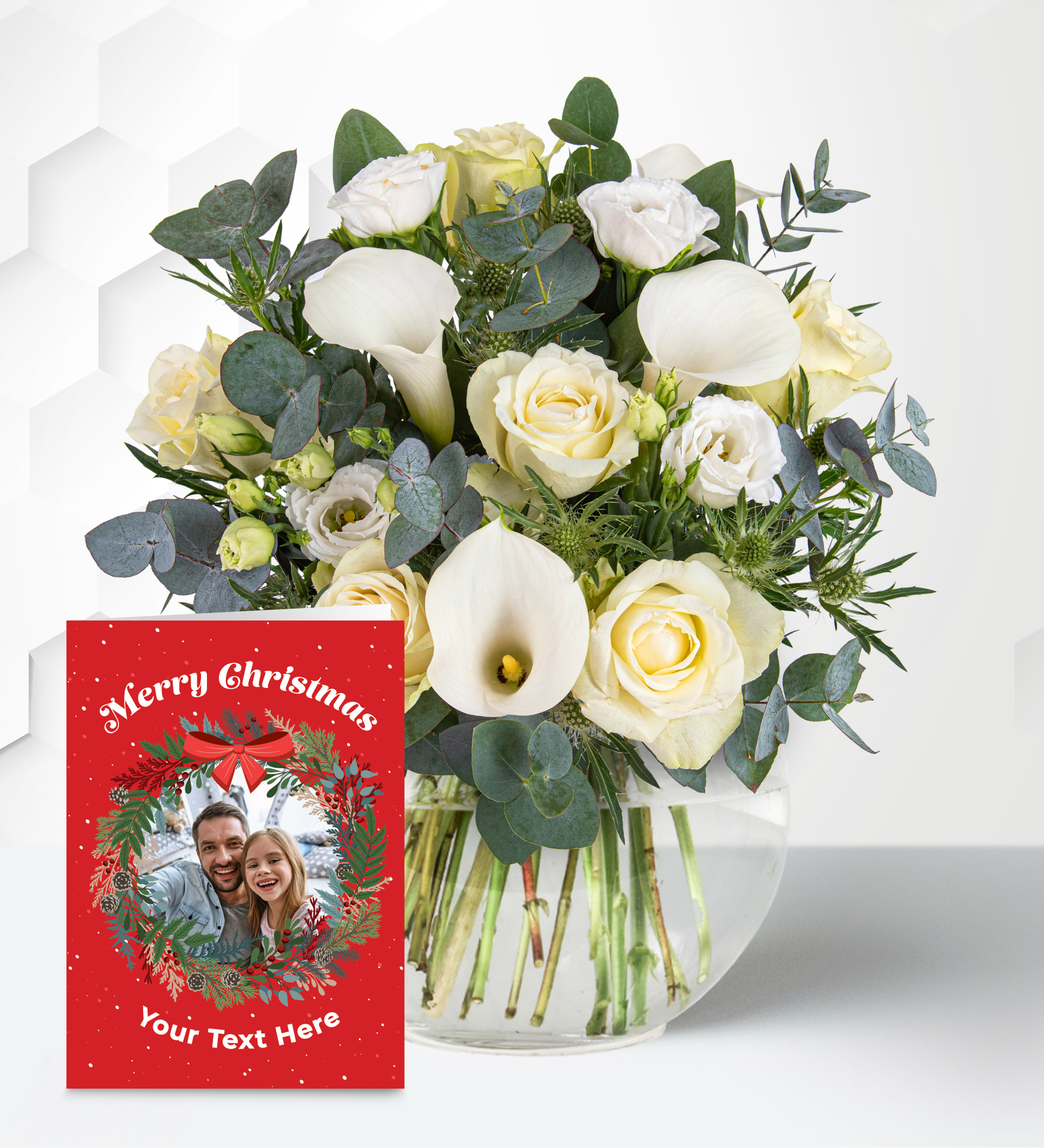 Snow Garden with Card | Prestige Flowers