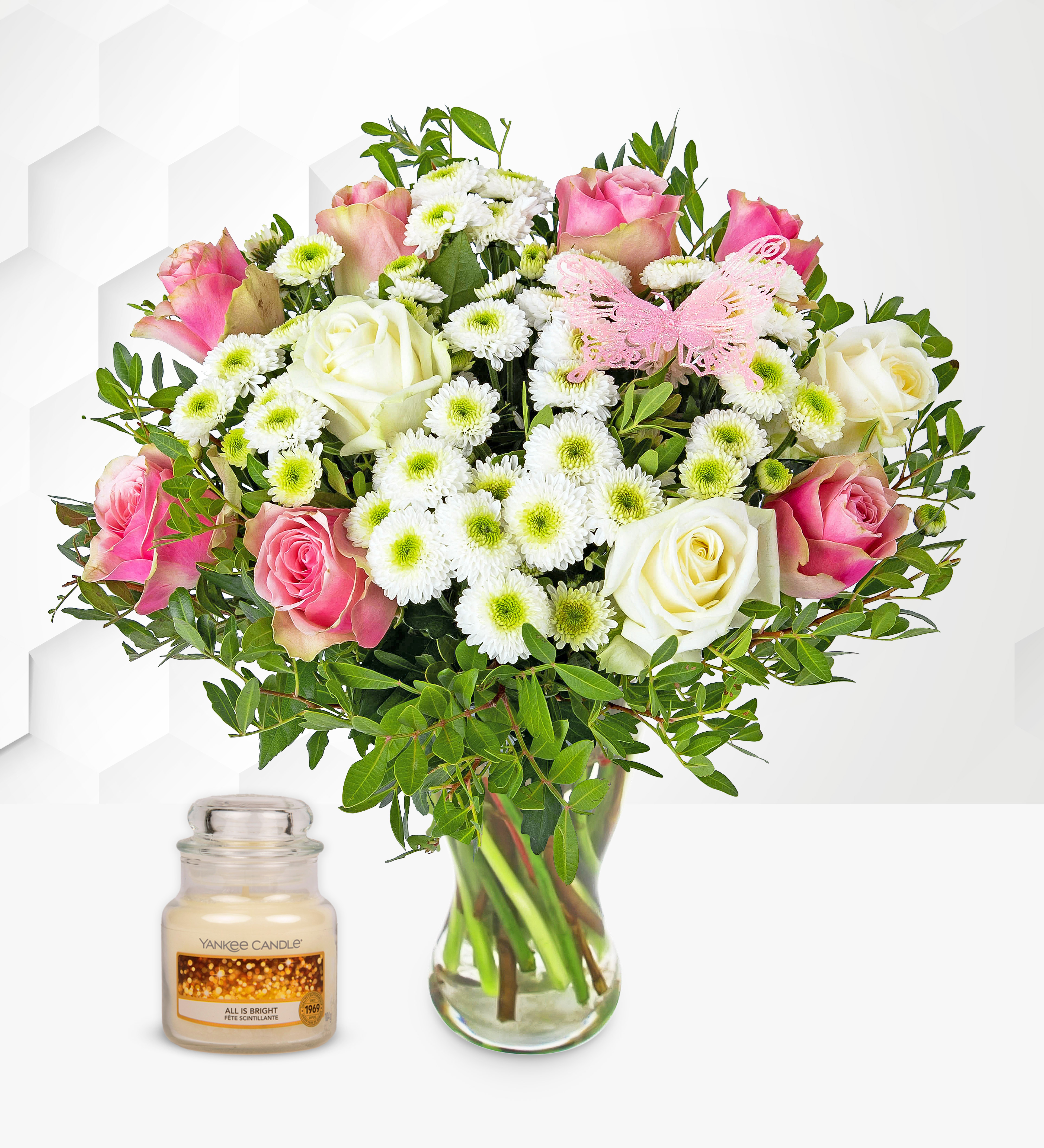 Yuletide Glade with Candle | Prestige Flowers