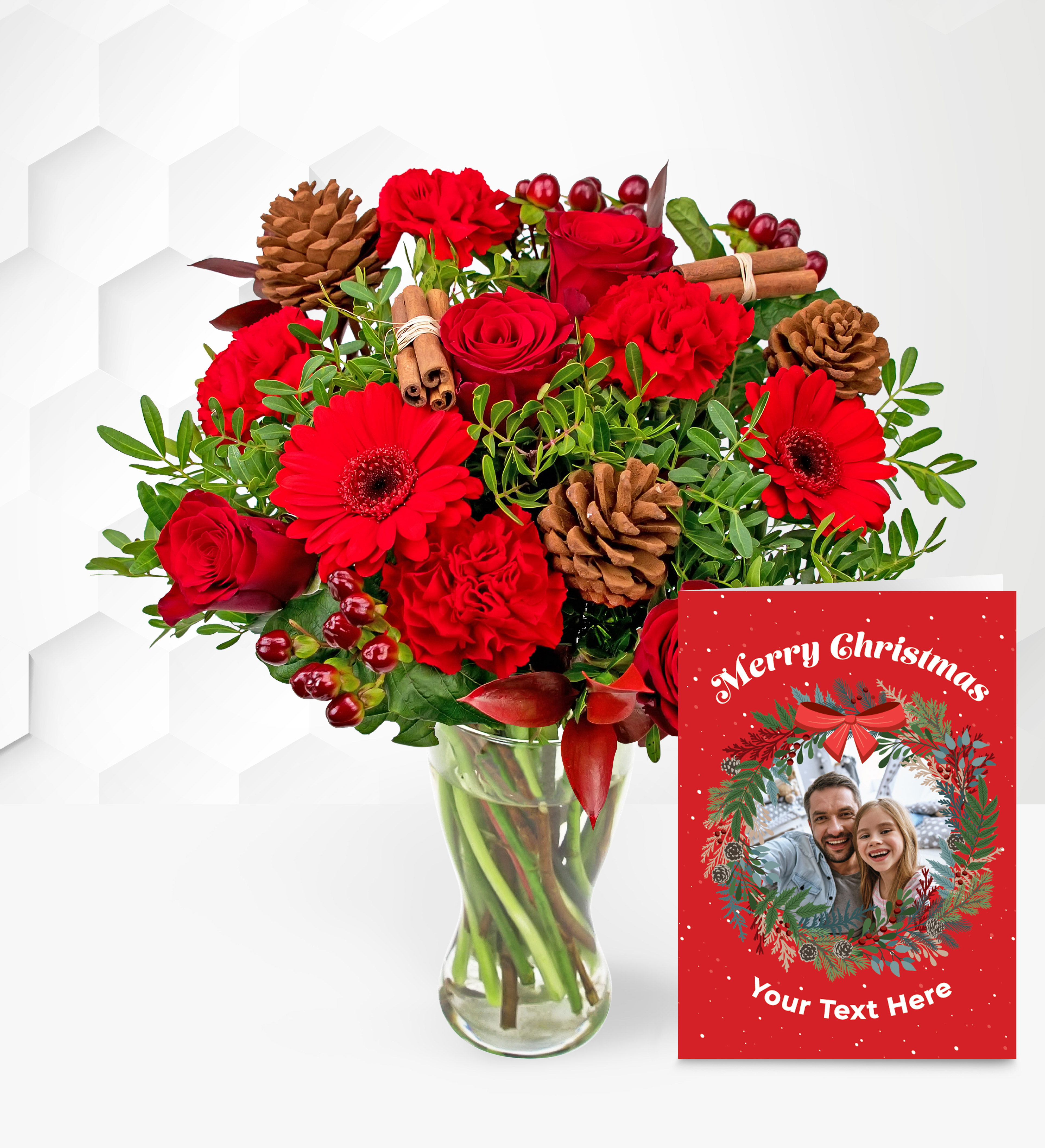 Festivity with Card | Prestige Flowers
