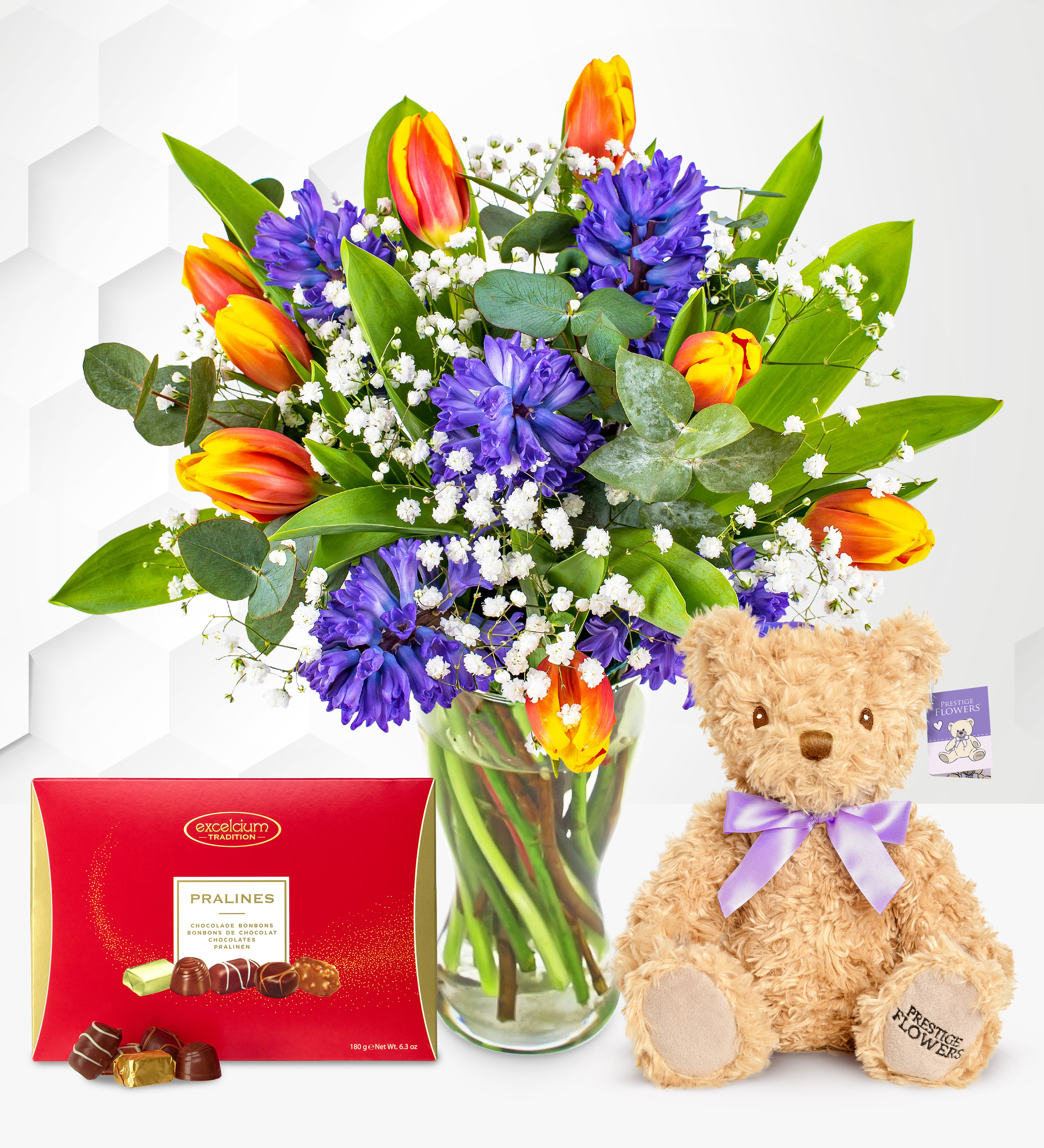 Hyacinth & Tulips Gift Set | Prestige Flowers