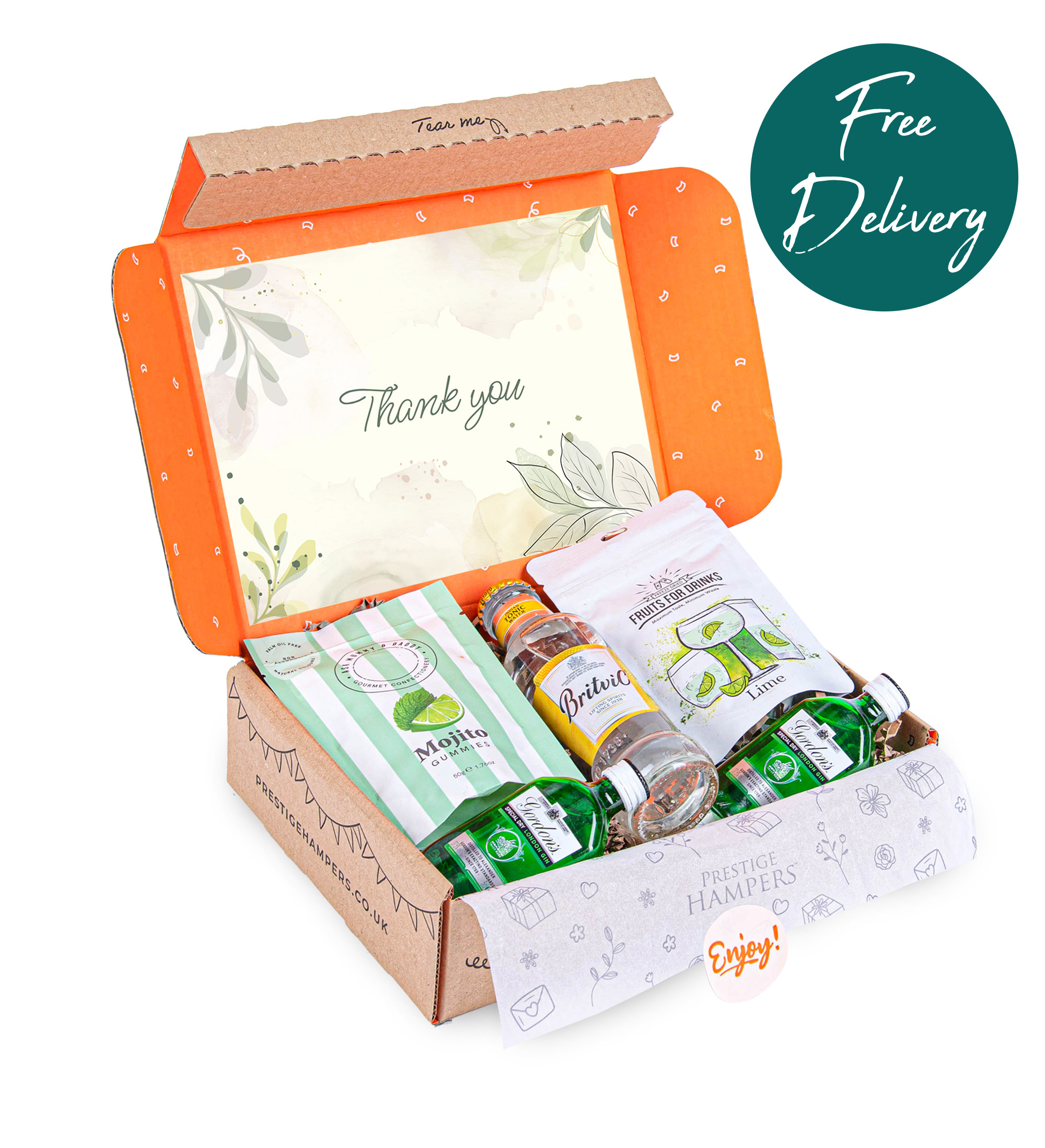 Gin Postal Gift | Prestige Flowers